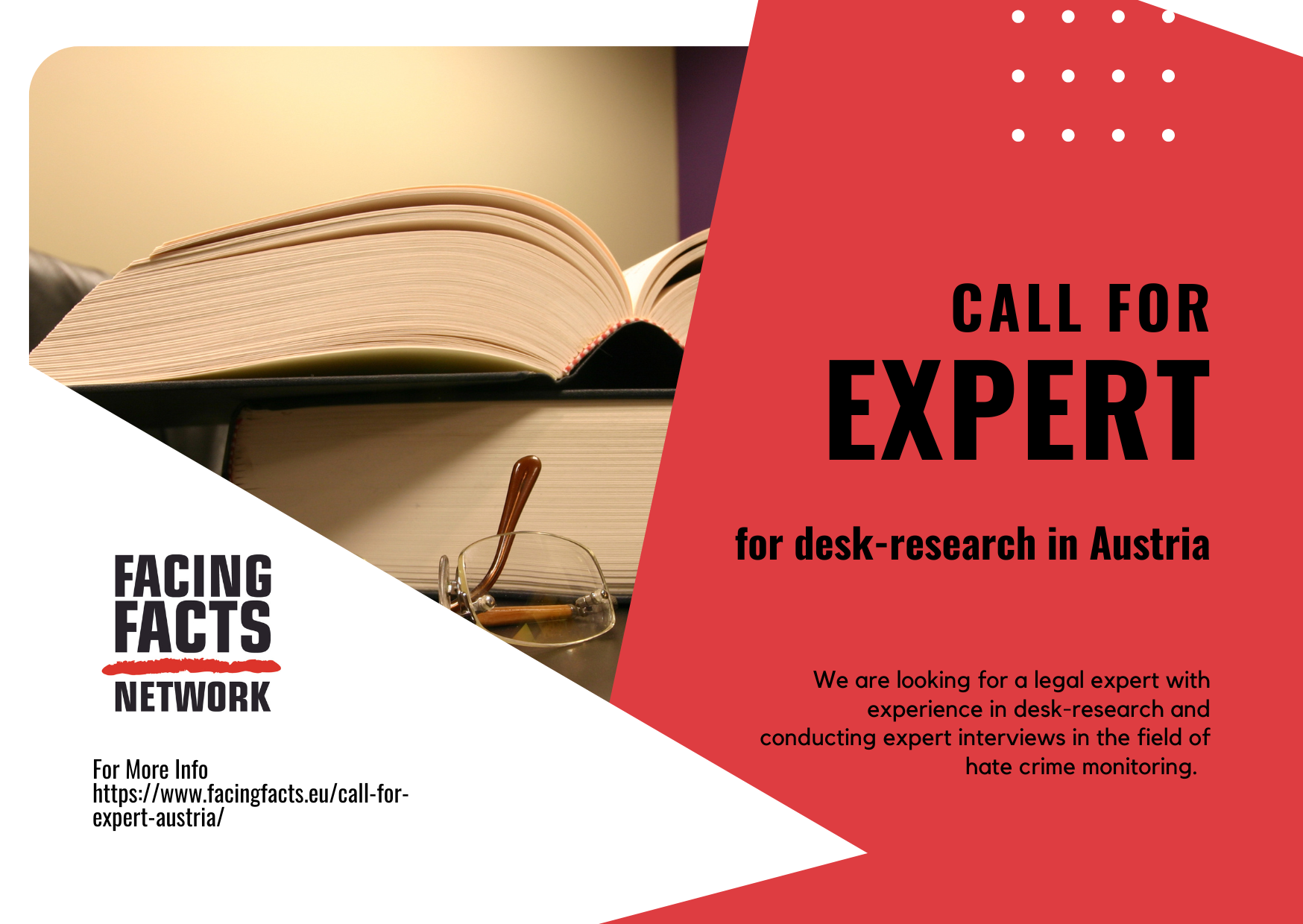 Call for Expert in Austria | Aufruf für Experten in Österreich | Facing Facts