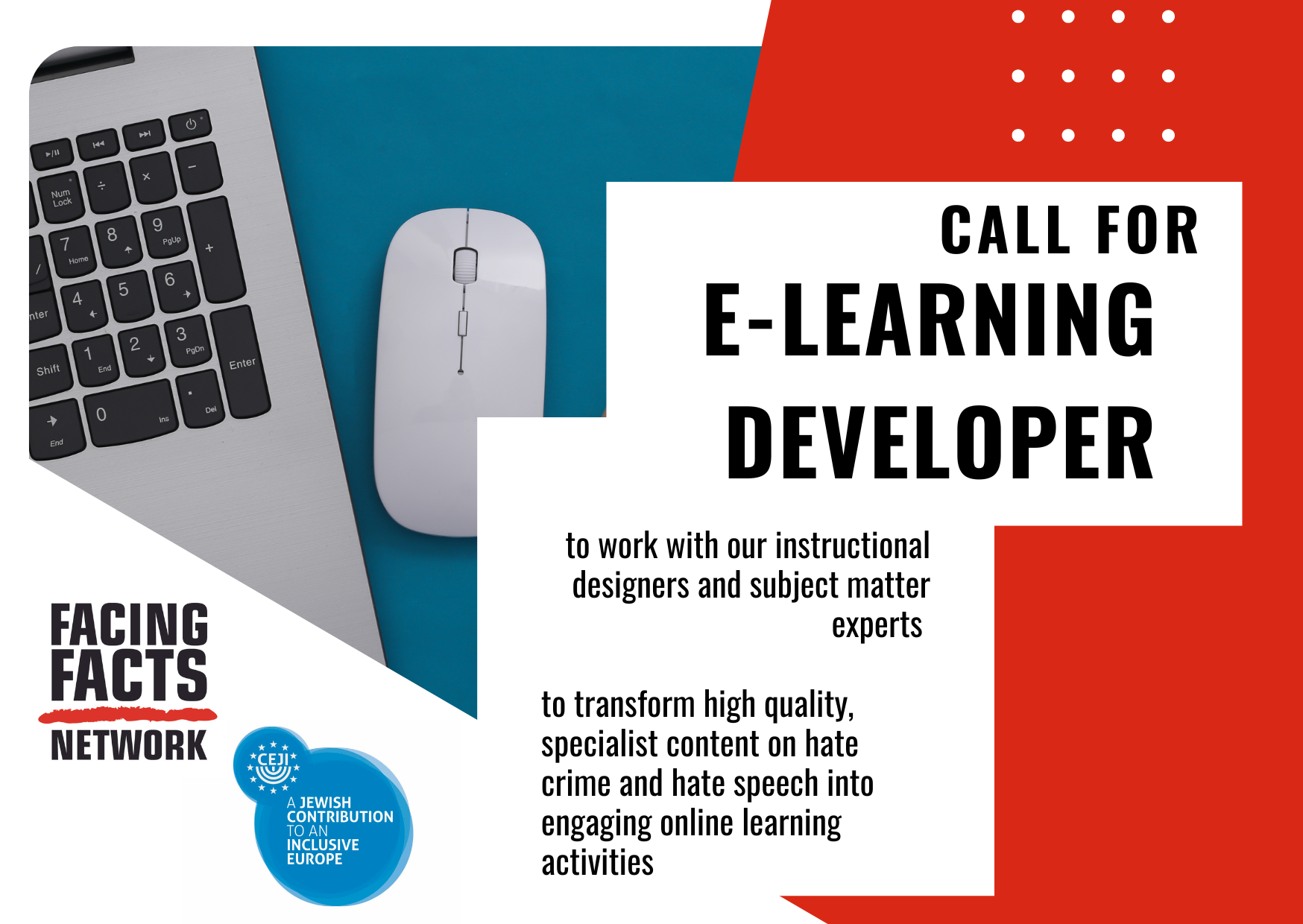 Call for e-Learning/Digital Developer | Facing Facts