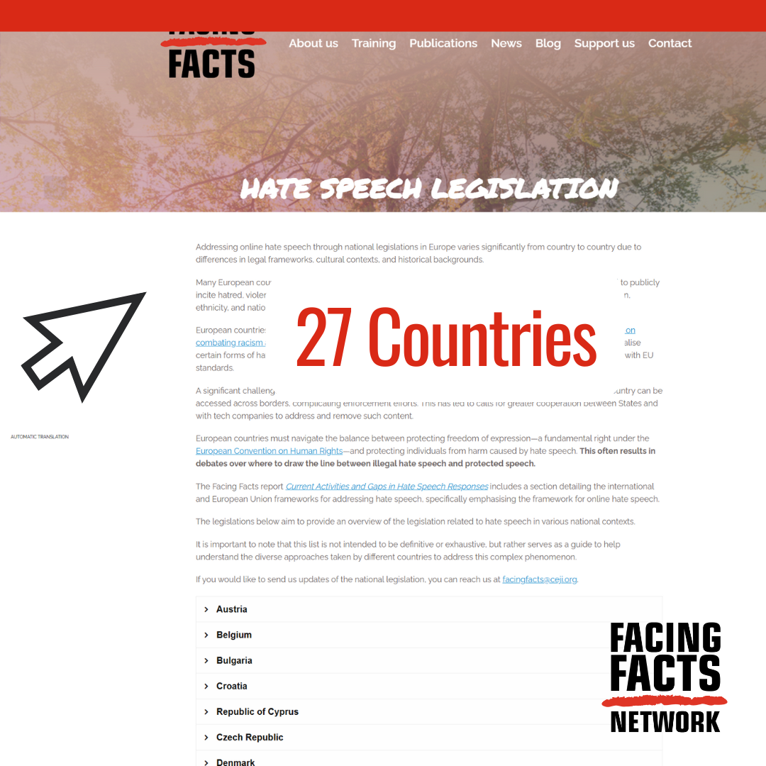 Hate Speech legislation | Facing Facts